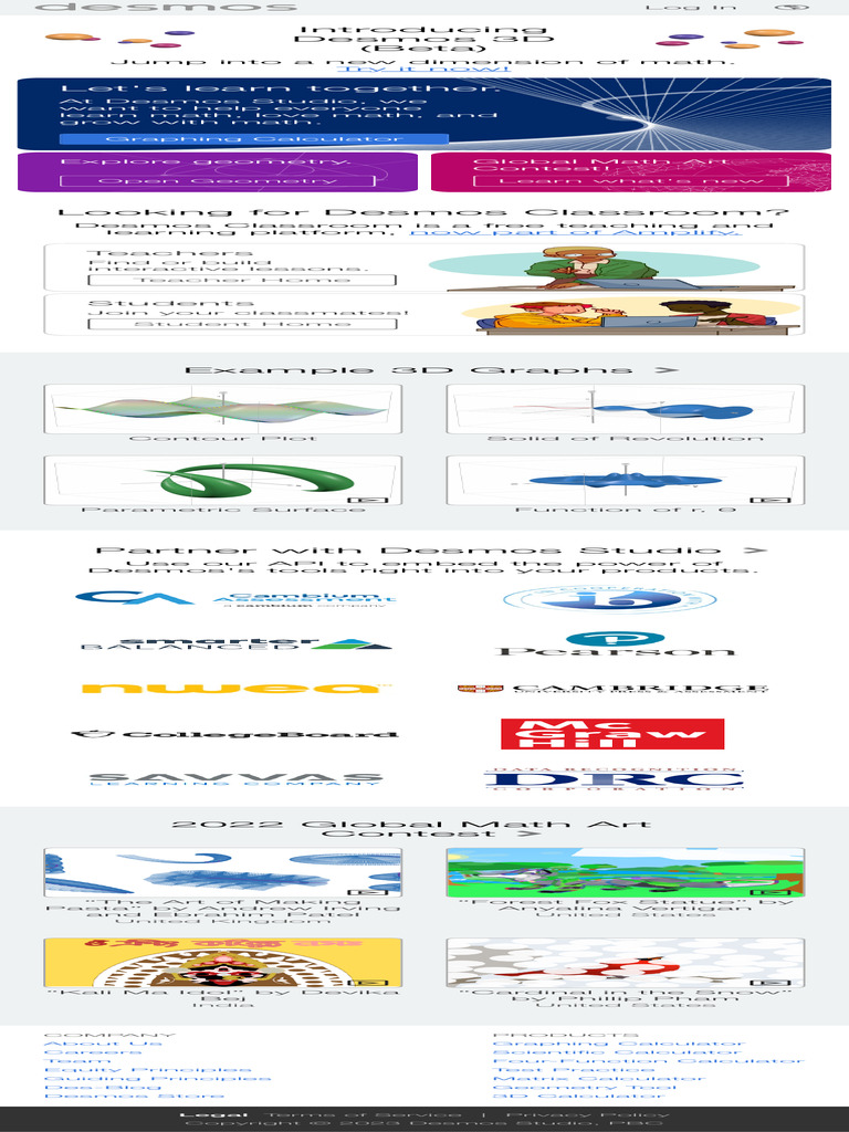 Desmos Let's Learn Together | PDF