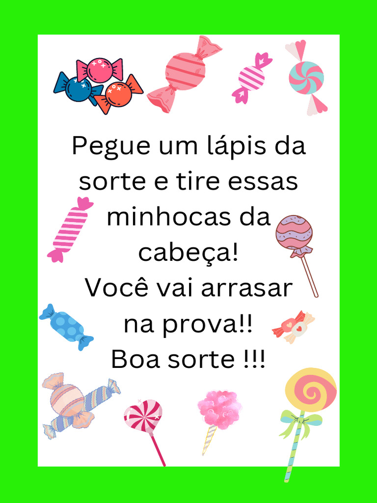 Pegue Um Lapis Da Sorte e Tire Essas Mihocas Da Cabeça! Você Vai ...