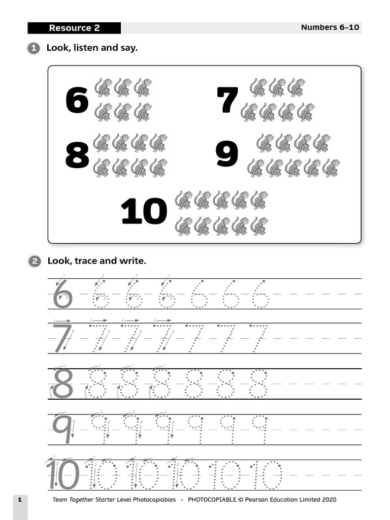 TTS Pho 02 Numbers 6 10 | PDF