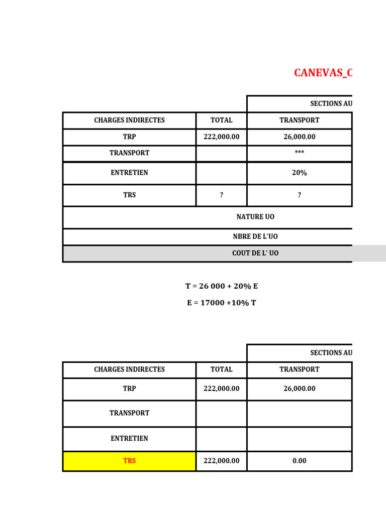 2024 Canevas Corrige Cas Salem | PDF