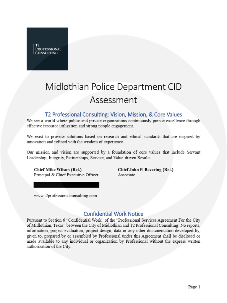 Midlothian Report Redacted | PDF | Police | Sergeant