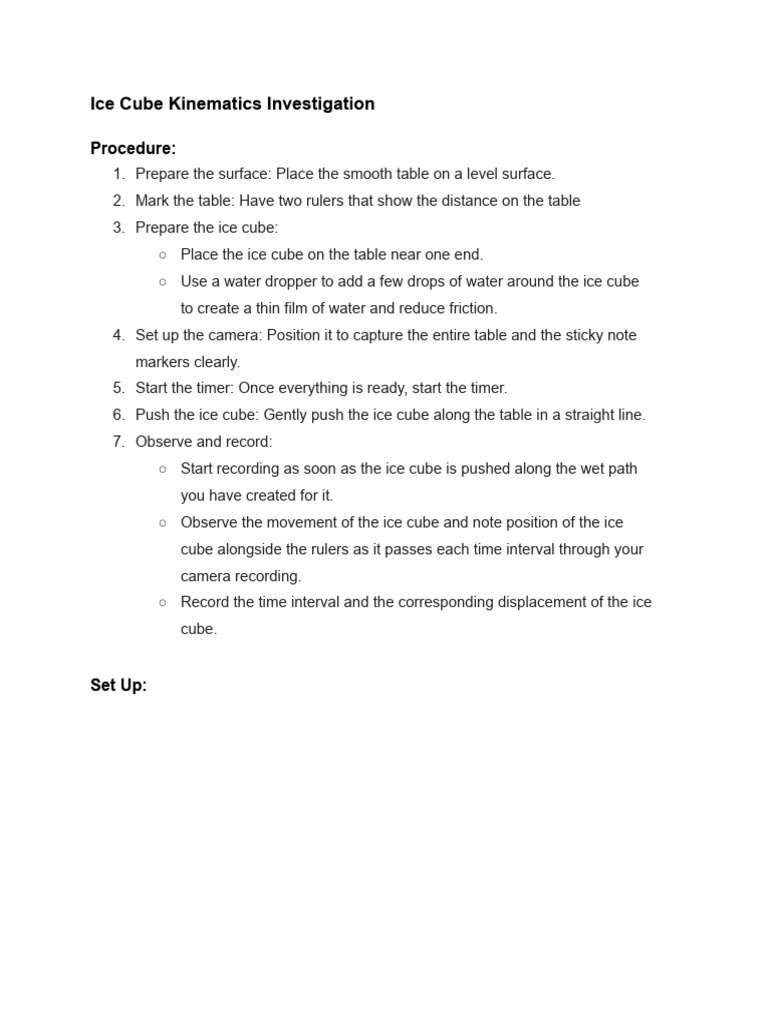 Designing A Kinematics Lab | PDF | Teaching Methods & Materials