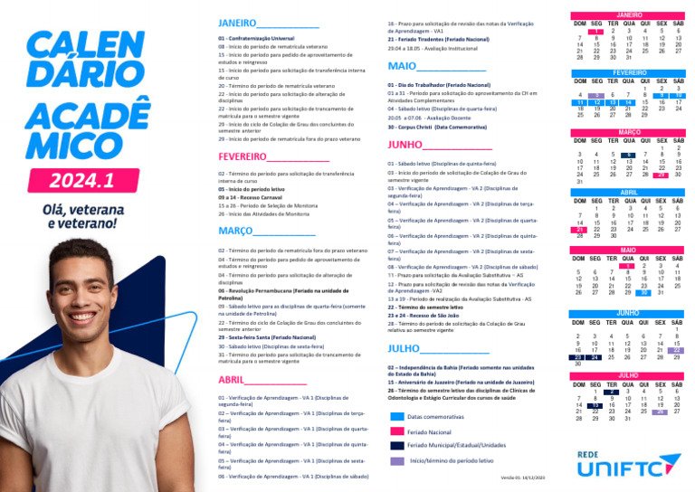 Calendario Academico FTC | PDF