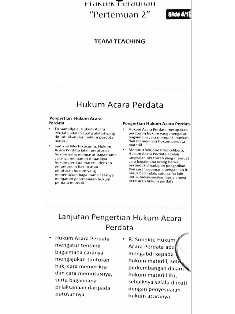 HK Acara Perdata | PDF