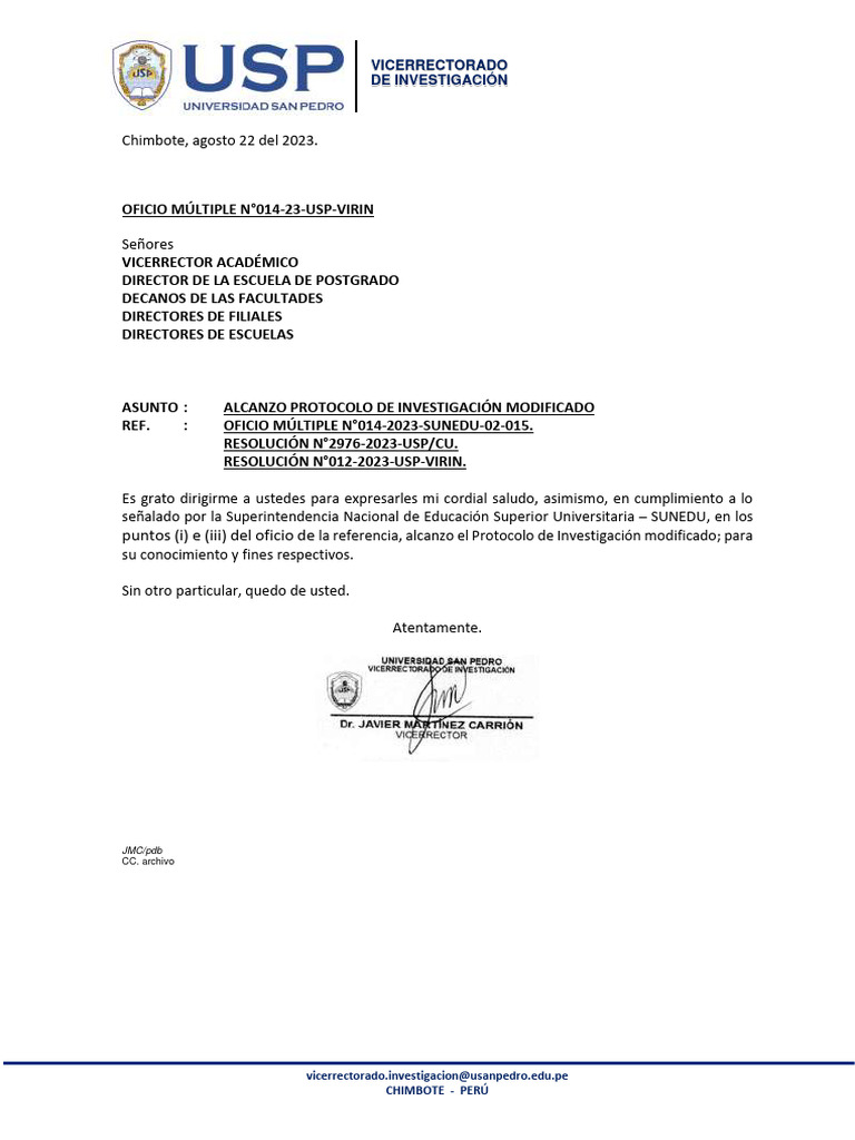 Protocolo modificado 2024 | PDF | Metodología de encuesta | Muestreo (Estadísticas)