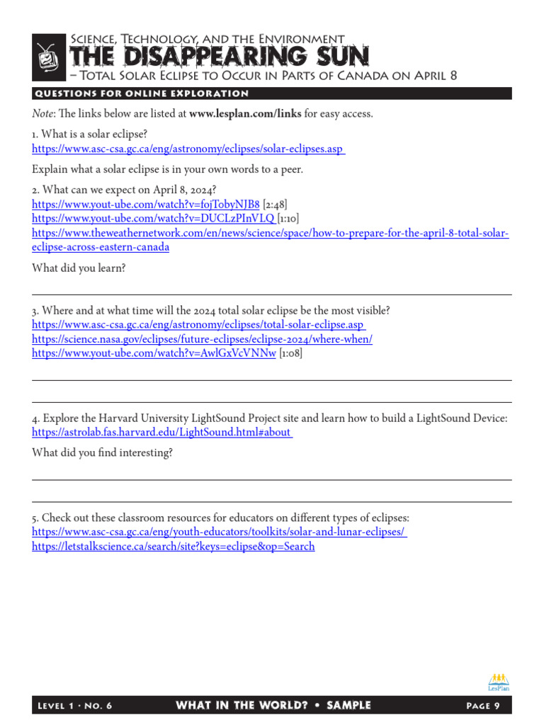 Eclipse - WW - Lev1.1 Online Exploration and Infographics | PDF