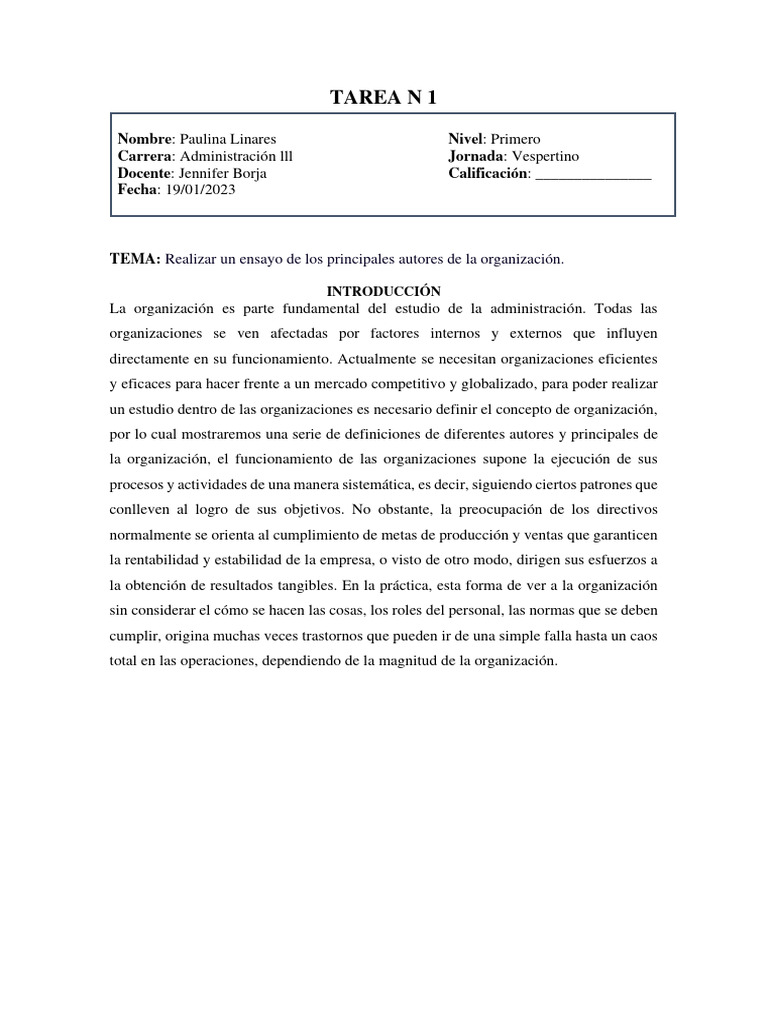 Tarea N 1 | PDF