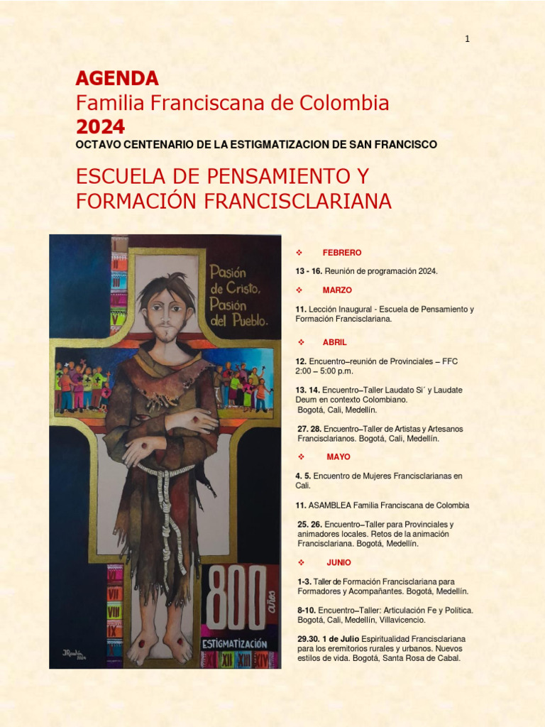 2024 - Ffc-Jpic. Crono - Corto | PDF