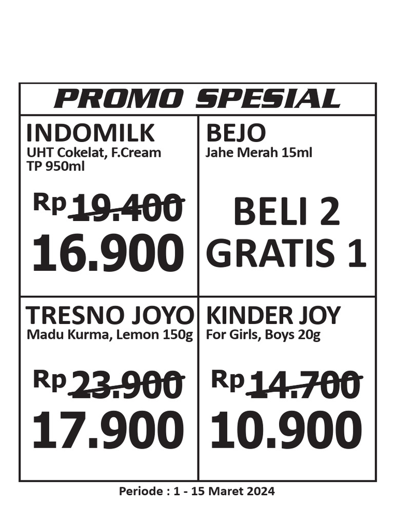 Alprom March 2024 Special Promotions | PDF