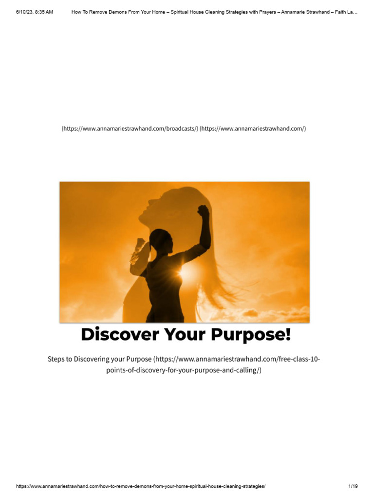 Spiritual House Cleaning Guide | PDF | God The Father | Jesus