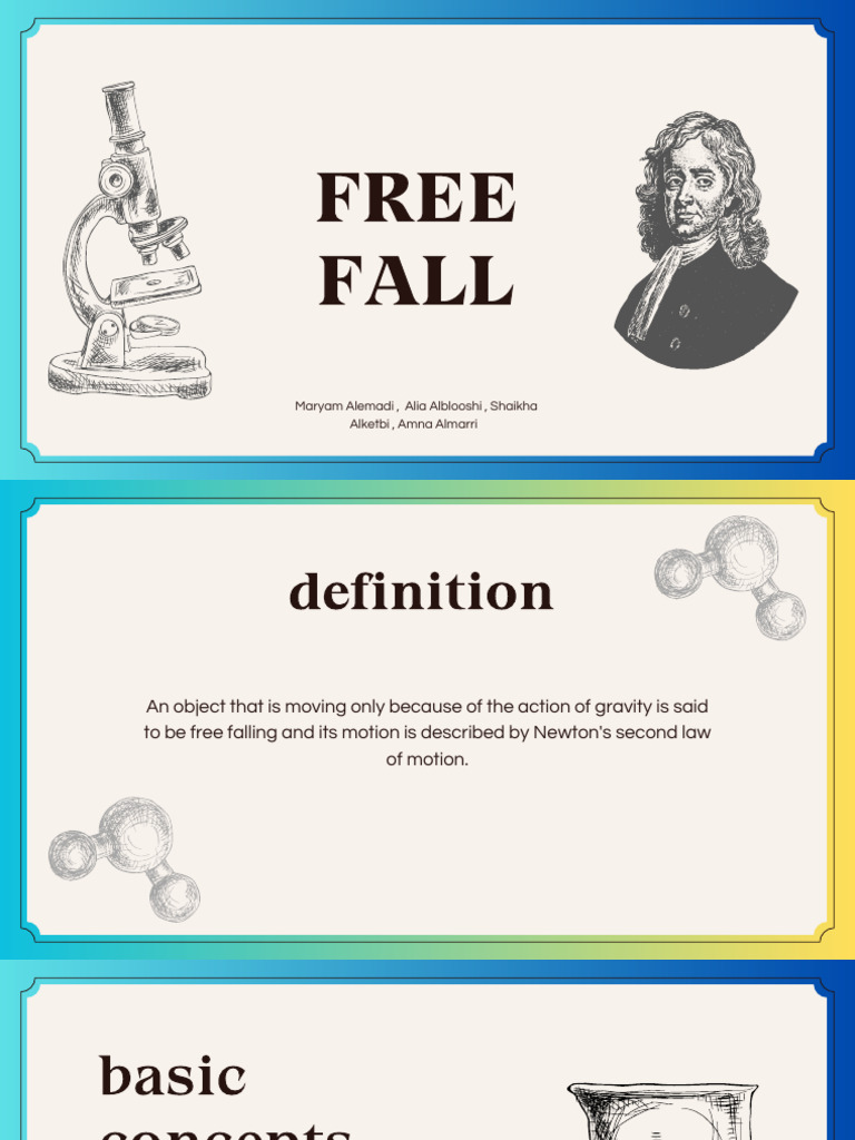 Freefall Pdf Gravity Force