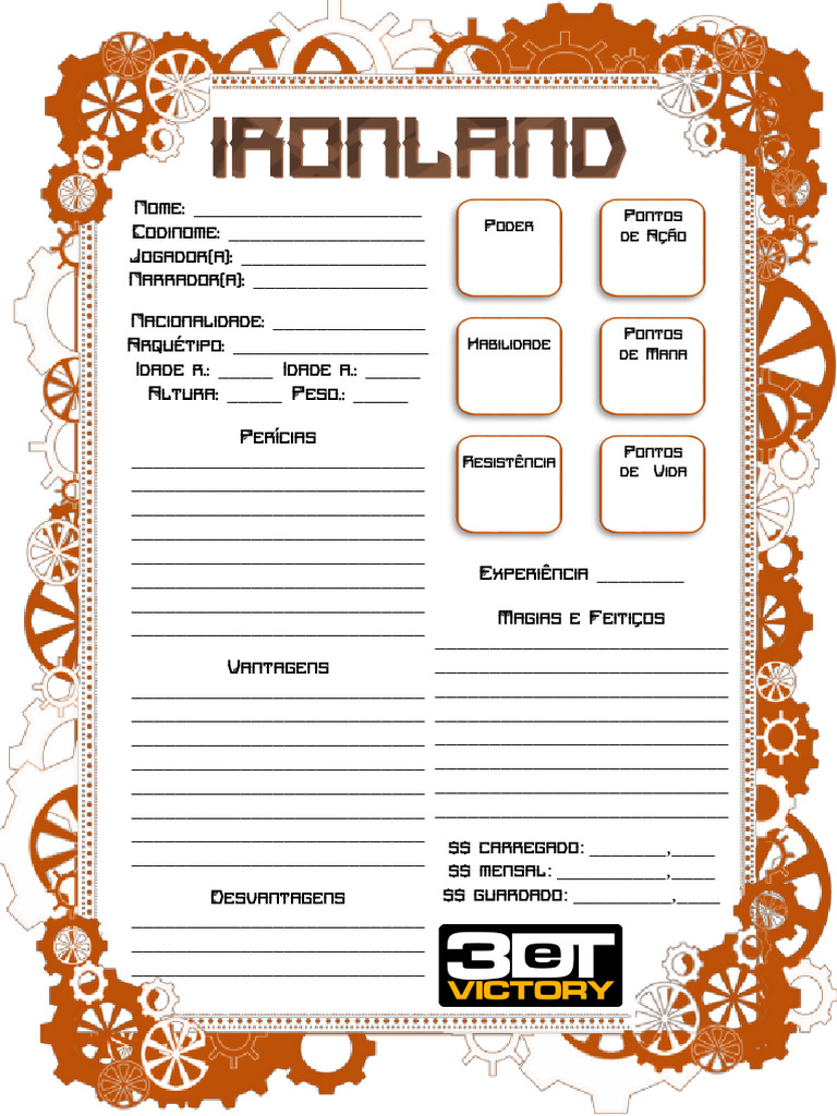 Ficha Ironland | PDF