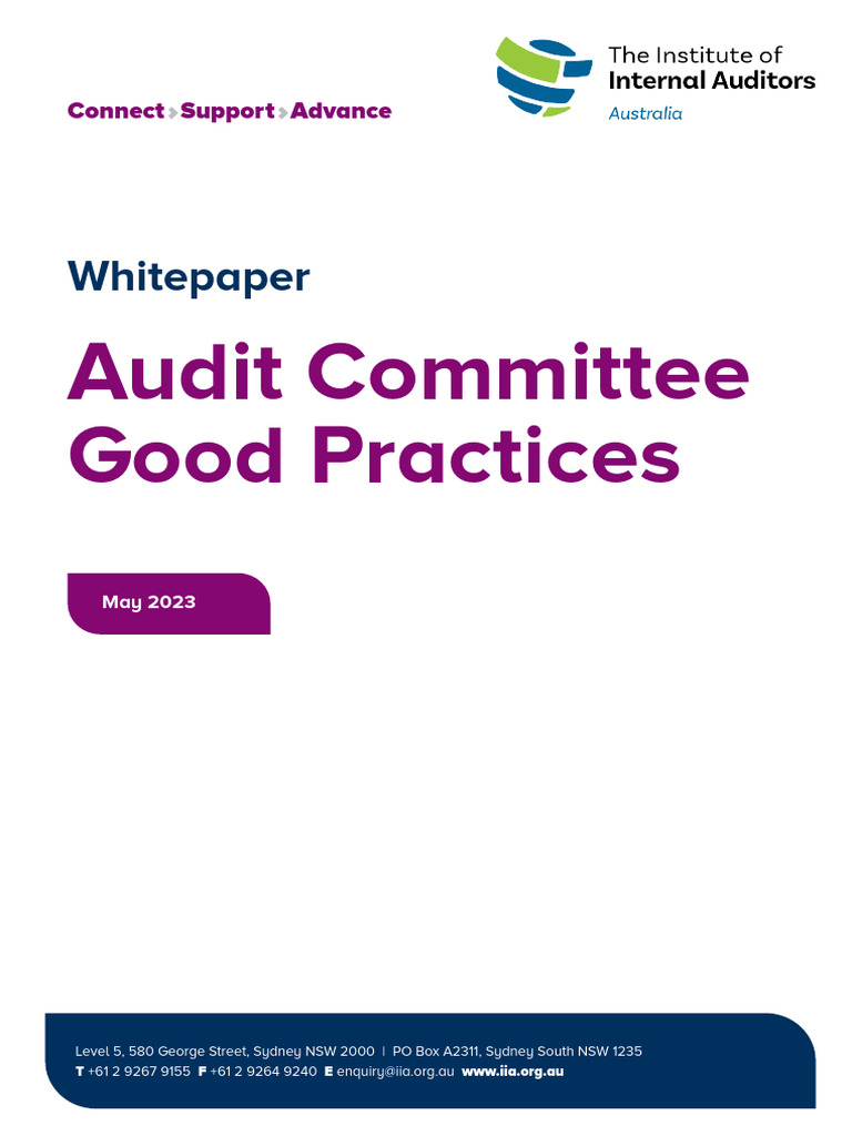 Audit Committee Good Practices 1683810157 | PDF | Internal Audit ...