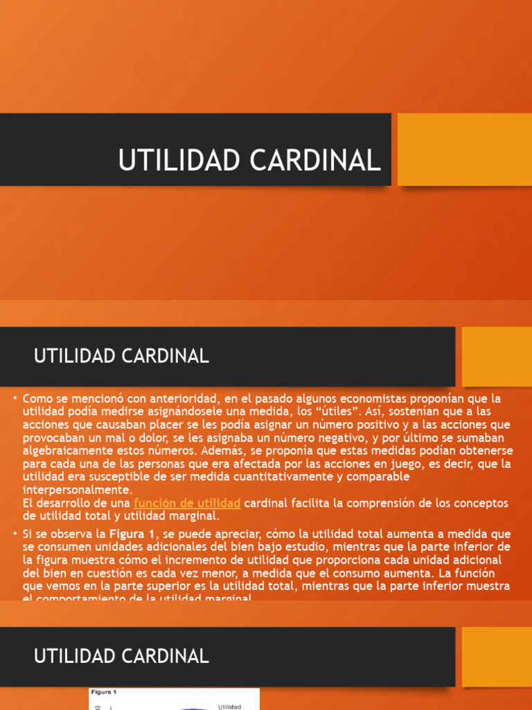 Utilidad Cardinal y Ordinal | PDF | Utilidad | Utilidad marginal