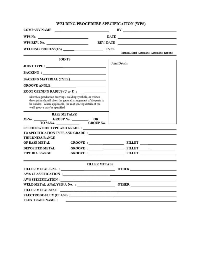 Wps Borang Adi | PDF | Welding | Construction