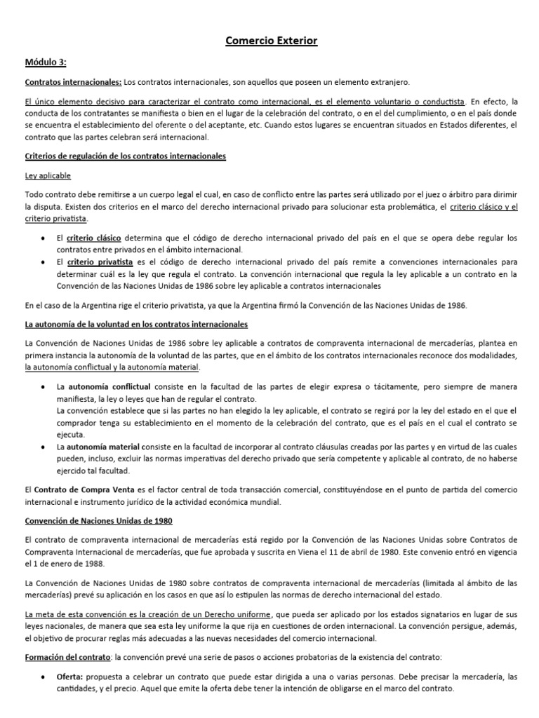 Resumen - 2 Parcial - Comecio Exterior | PDF | Economias | Business