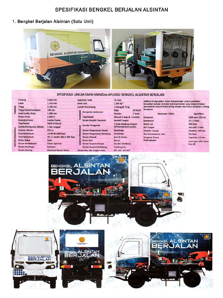 Bengkel Berjalan Alsin | PDF