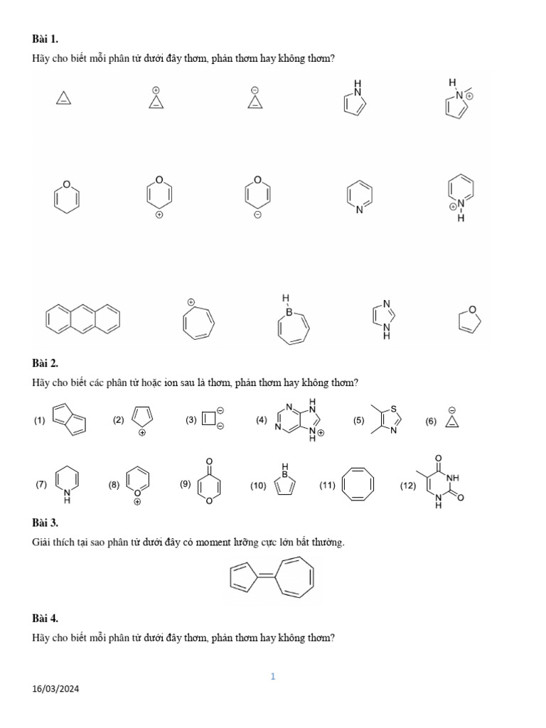 Bai Tap Hop Chat Thom | PDF