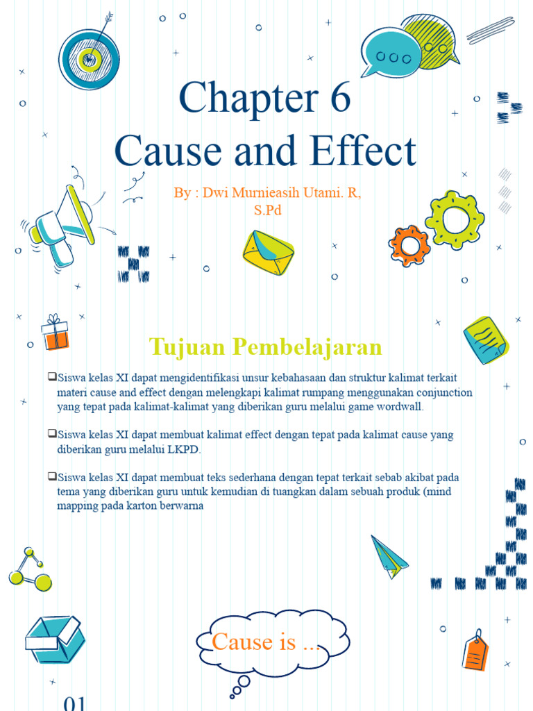 MATERI - XI - Cause and Effect | PDF | Linguistics | Linguistic Typology