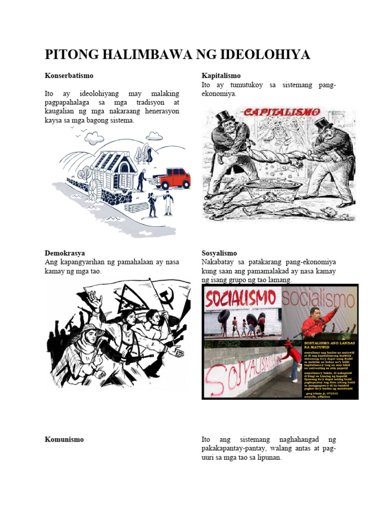 Pitong Halimbawa NG Ideolohiya | PDF