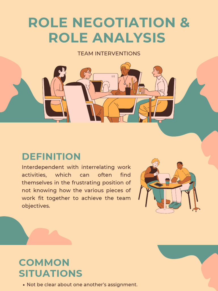 Role Negotiation & Role Analysis | PDF | Negotiation | Social Psychology