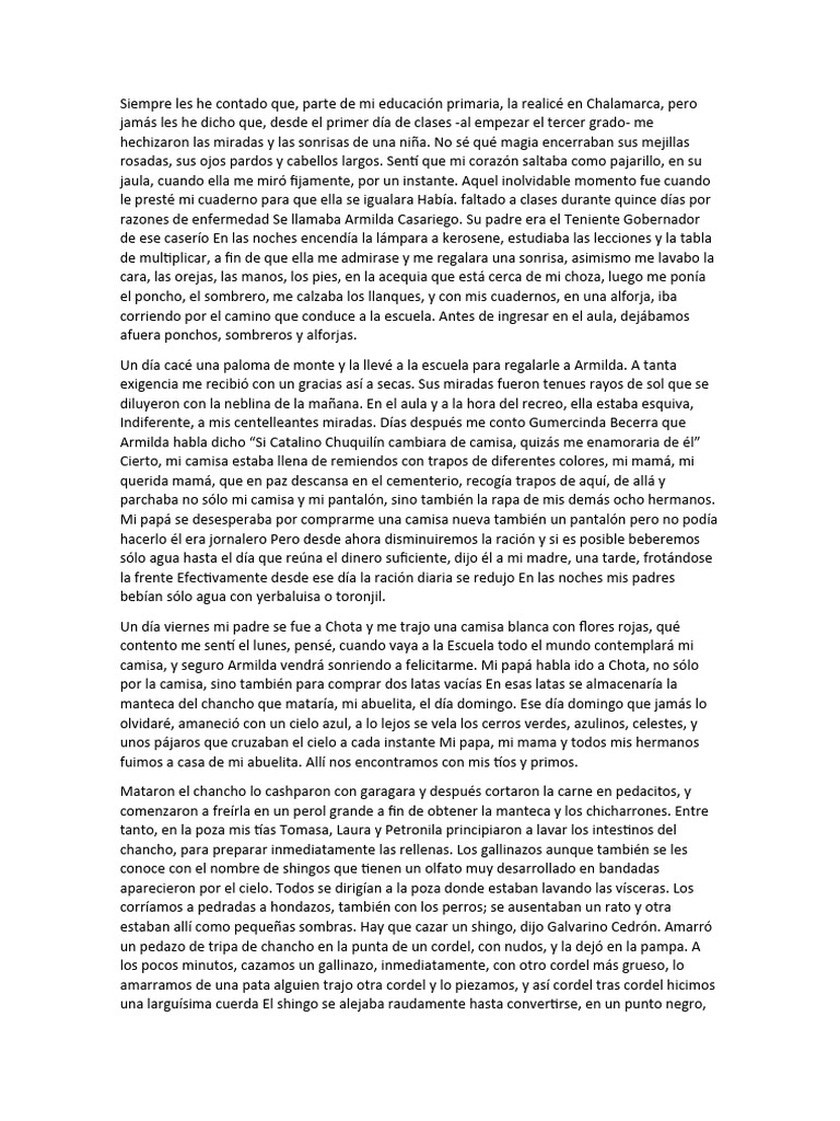 El Gallinazo | PDF | Poesía