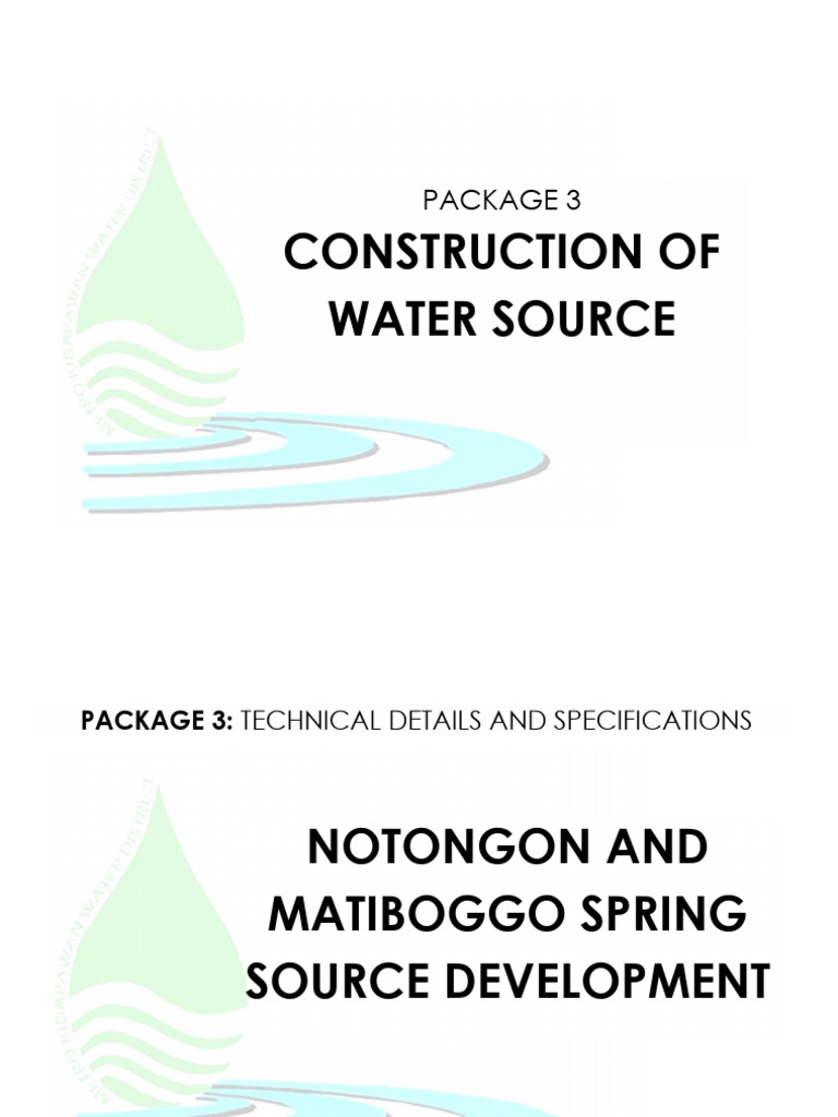 LWUA ADB Package 3 Technical Details and Drawings | PDF | Concrete | Road