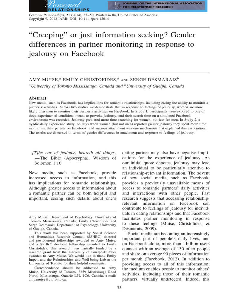 2014 AMY MUISE - Creeping or Just Information Seeking Gender Diffe ...