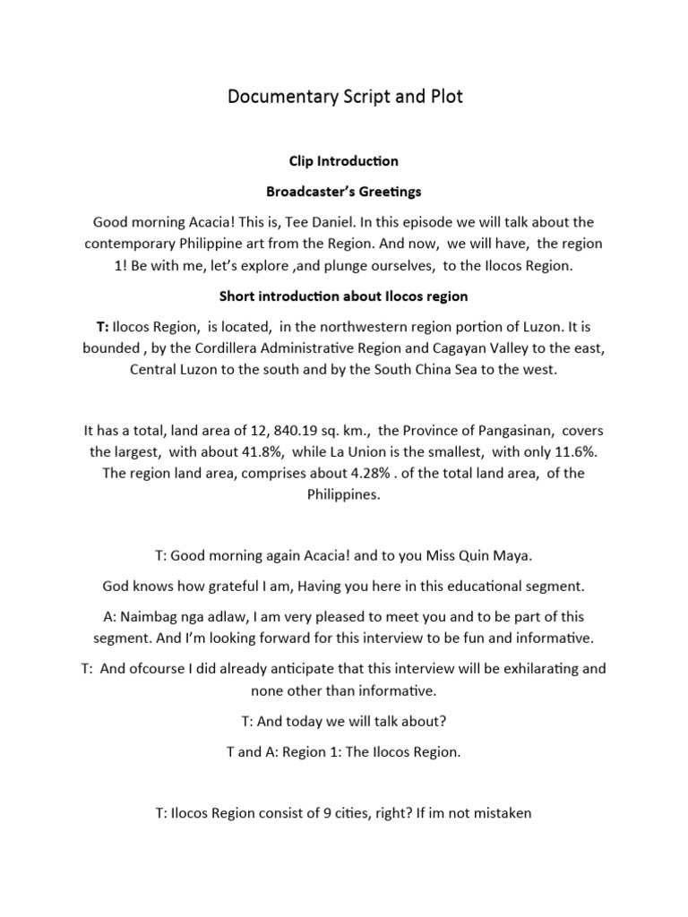 Conversational Script | PDF