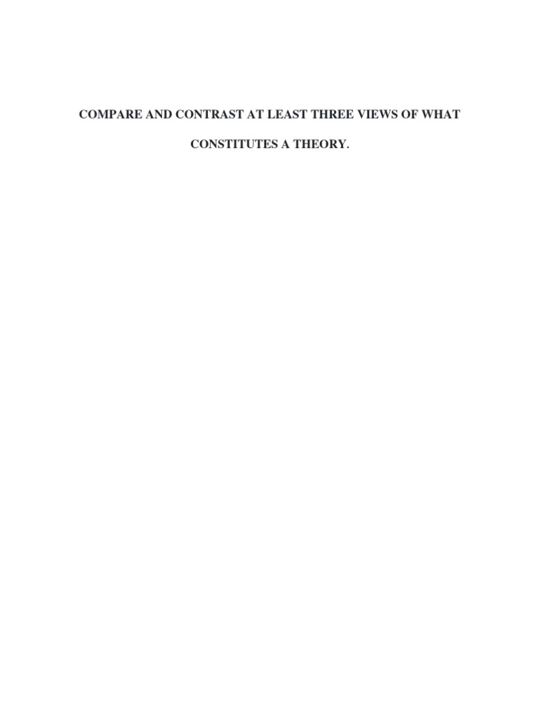 Definition of Theory | PDF | Theory | Hypothesis