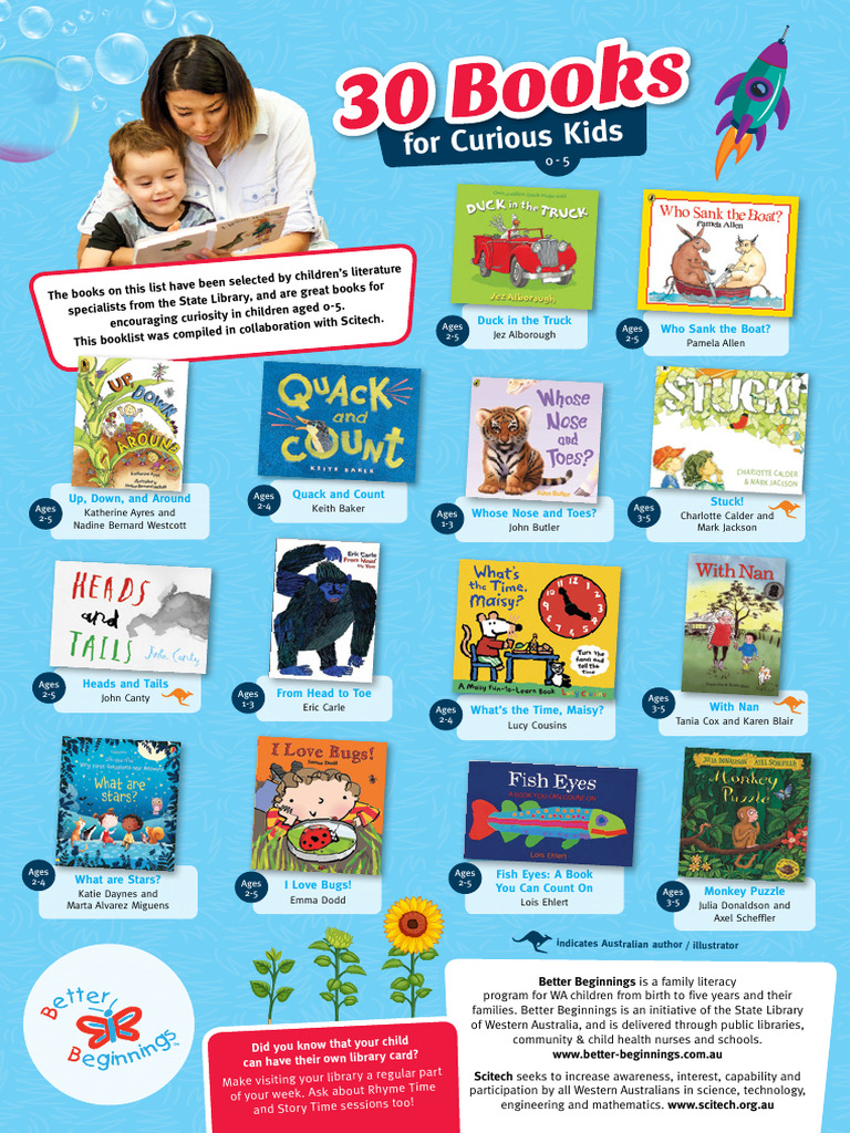 30 Books For Curious Kids A4 | Download Free PDF | Children's Literature