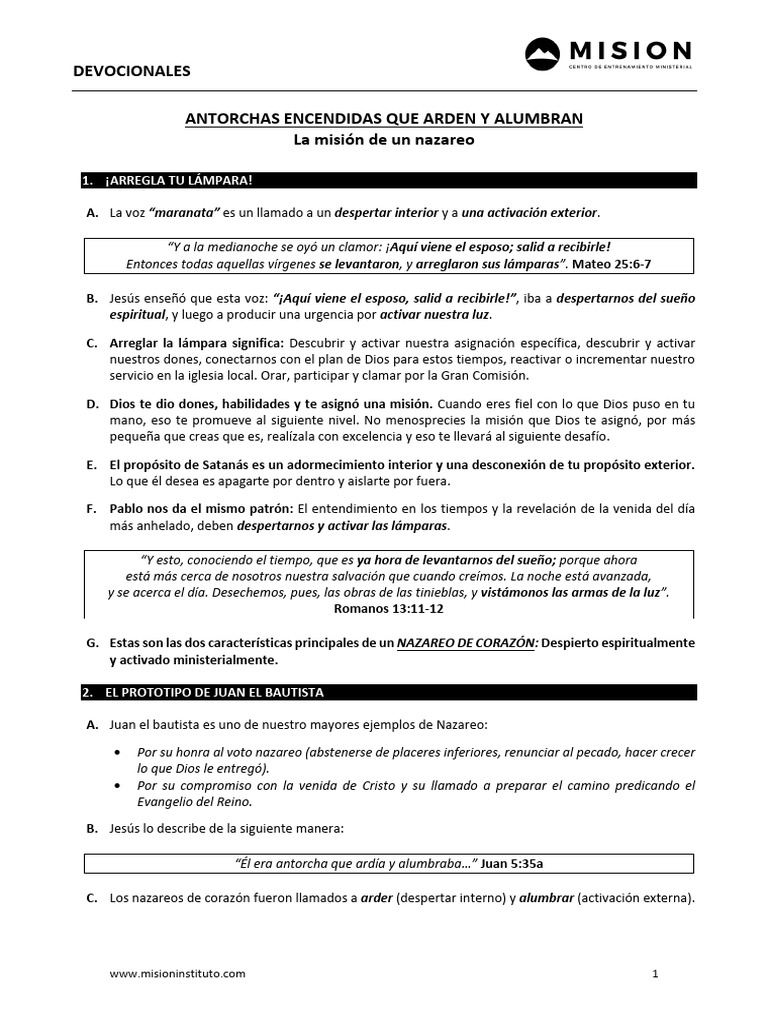 Antorchas Encendidas Que Arden y Alumbran-1 | PDF | Jesús | Juan el ...
