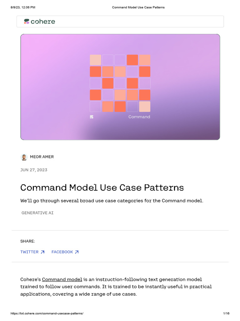 Command Model Use Case Patterns | PDF | Headphones | Information