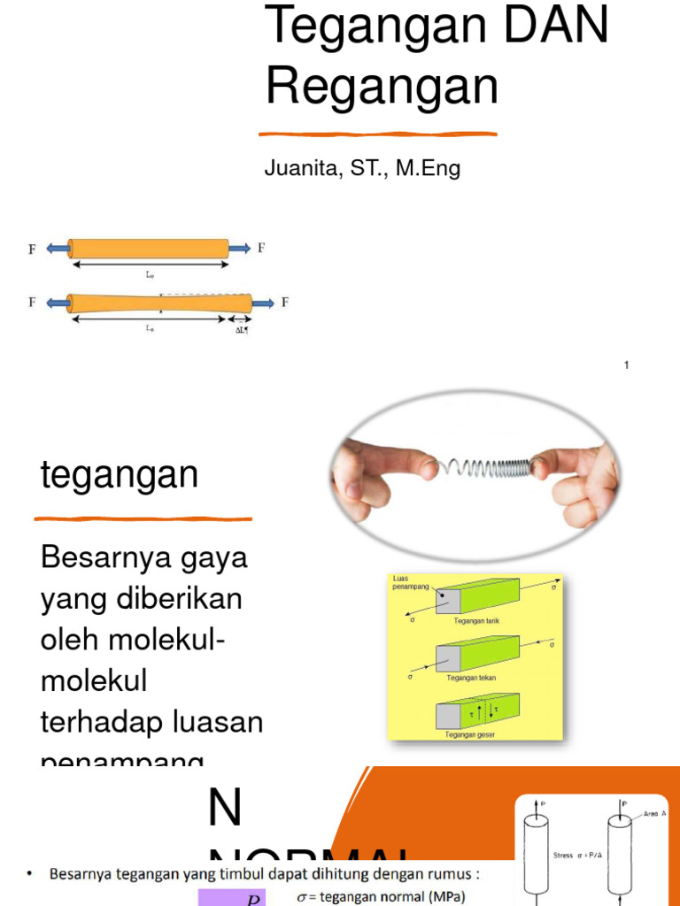 Tegangan dan Regangan dalam Material | PDF