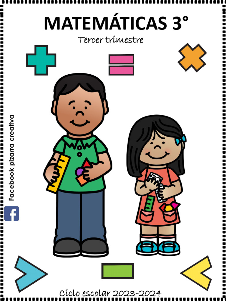 3° Cuadernillo Matematico Tercer Trimestre | PDF | Ángulo | Color
