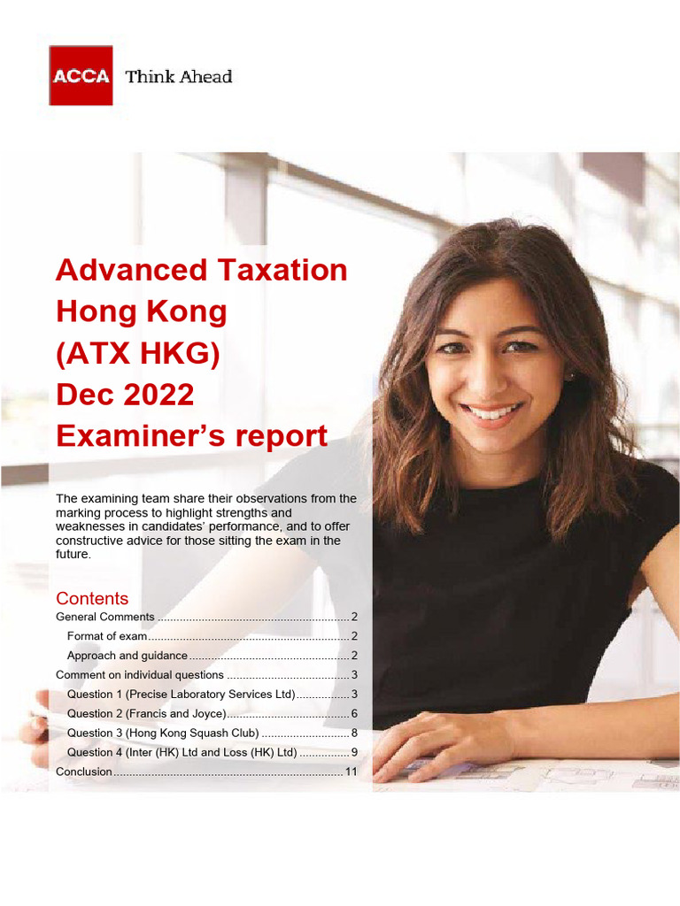 Atx HKG Examreport d22 | PDF