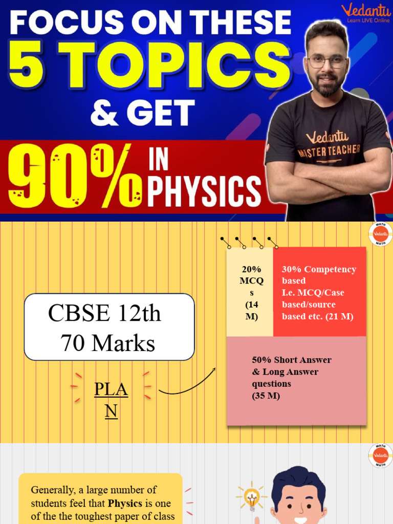 CBSE 12th Physics Exam Tips | PDF | Capacitor | Electromagnetic Radiation