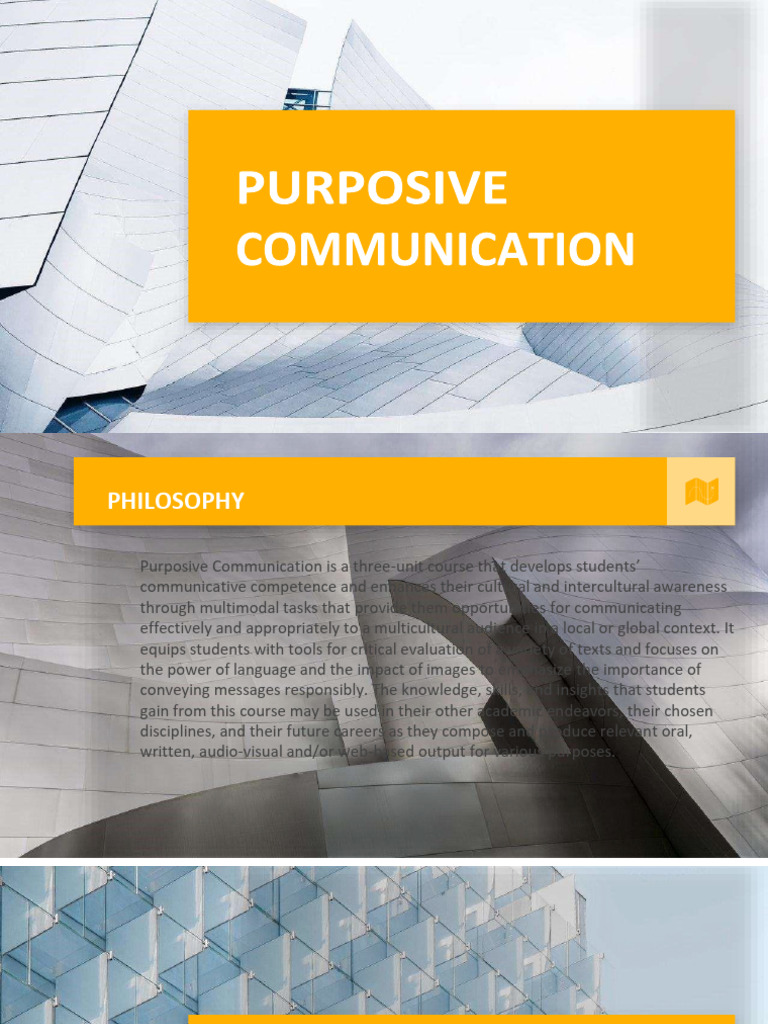 Purposivecommunication | PDF | Communication | Information