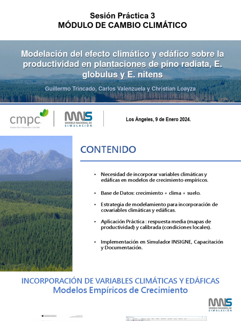 MNS - CMPC Módulo Cambio Climático 09012024 CMPC | PDF | Ciencias de la Tierra | Geografía Física