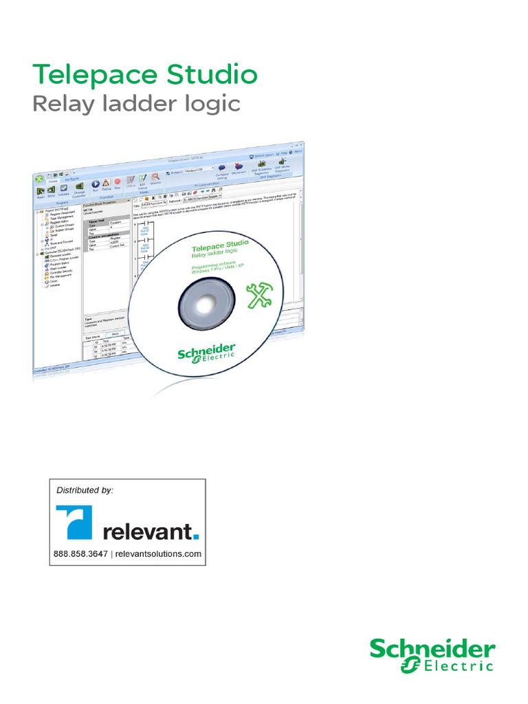 Schneider Scada Telepace Studio Datasheet | PDF