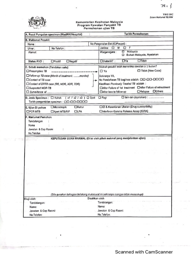 TB Form | PDF