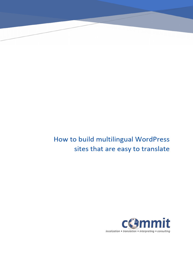 How To Build Multilingual WordPress Sites That Are Easy To Translate ...
