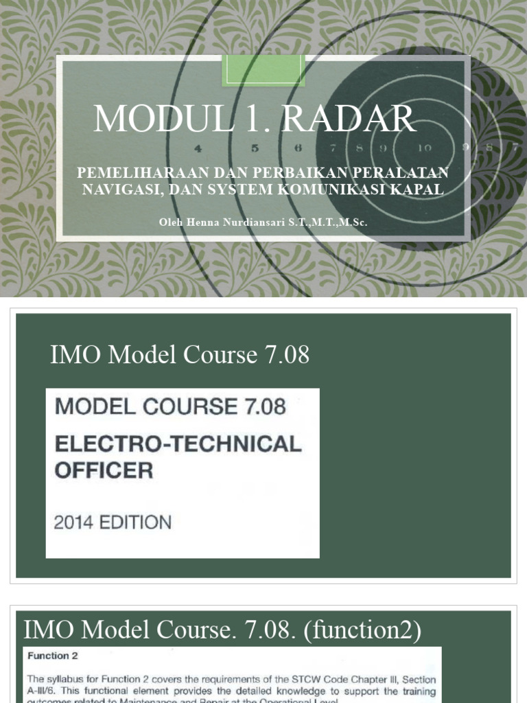 Modul 1. Radar | PDF