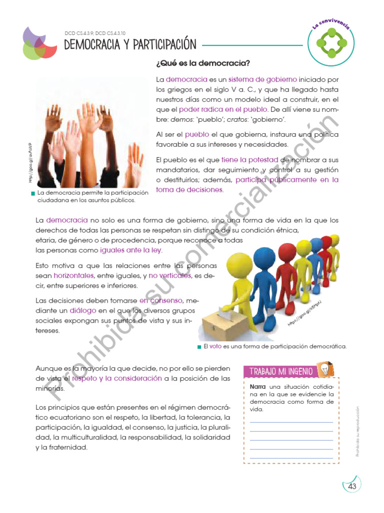 10egb-Len-Mat-EESS-CCNN-F1 | PDF | Democracia | Ideologías políticas