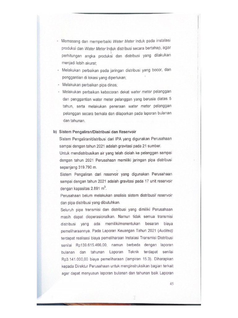 Memasang Dan Memperbaiki Water Meter Induk Pada Instalasi | PDF