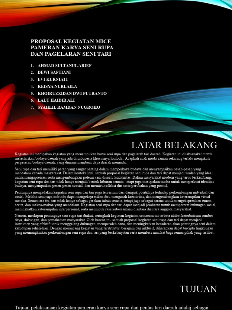 Proposal Kegiatan Mice | PDF