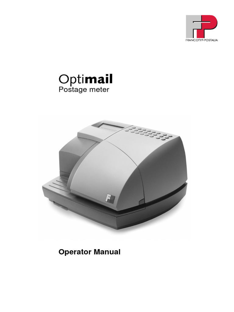 Manual Mesin Franking | PDF | Postage Stamp | Mail