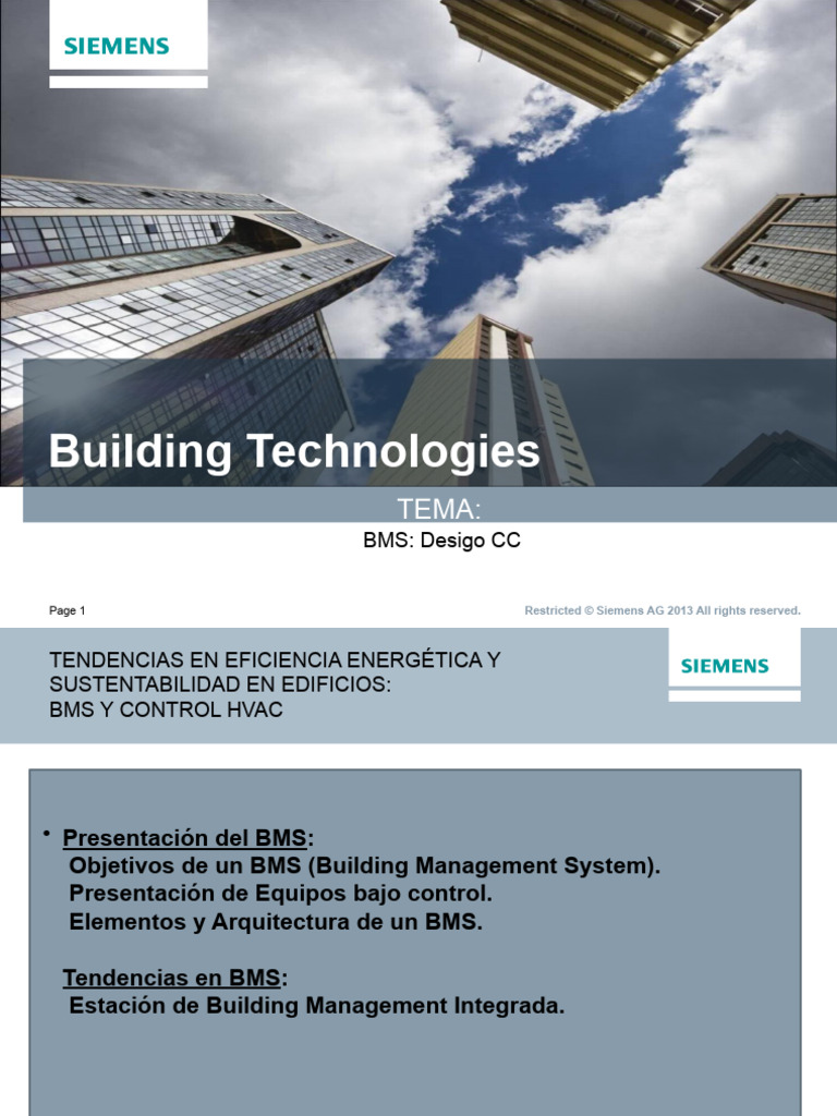 Integrador de Sistemas Desigo CC | PDF