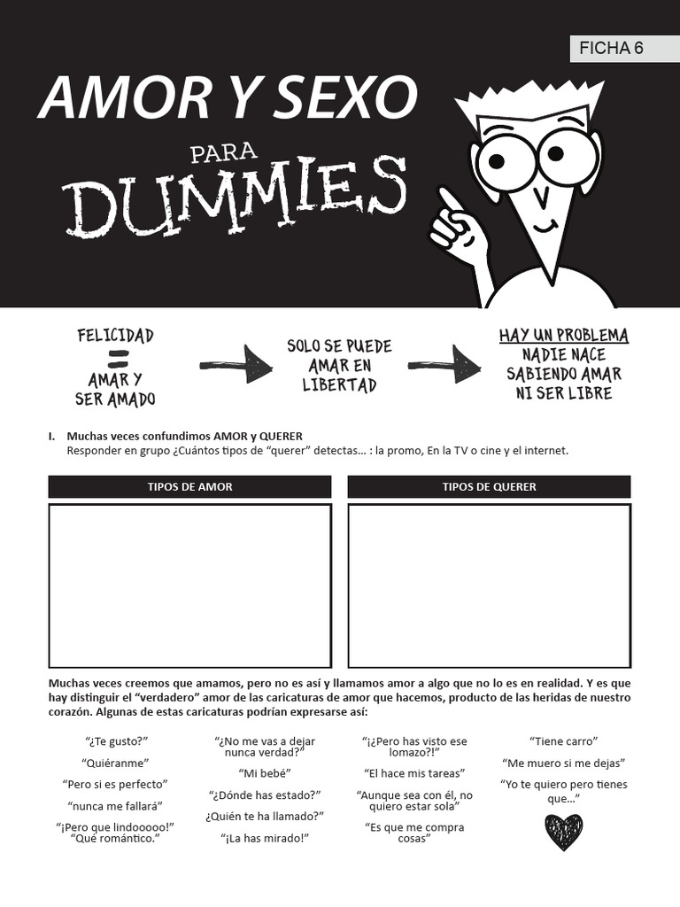 Ficha 4 - Amor y Sexo para Dummies | PDF | Amor