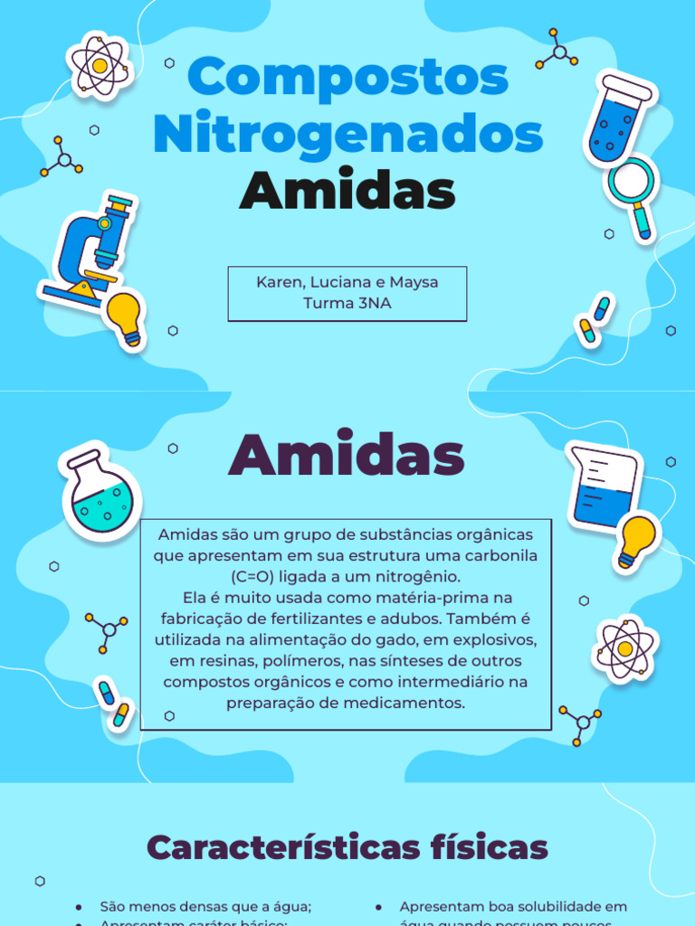 Amidas e Barbitúricos: Estrutura e Uso | PDF | Química | Substancias ...
